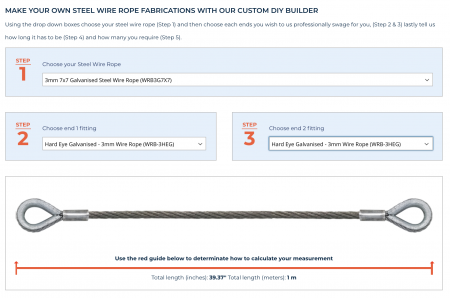 Steel wire rope fabrications | Custom made wire assemblies – GS ...