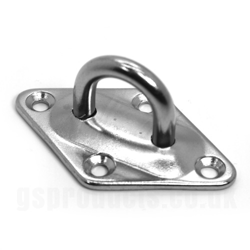 Eye Plates - Stainless Steel Marine and Deck Plates - GS Products