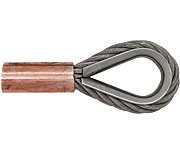 Copper Ferrule Stainless Steel Hard Eye