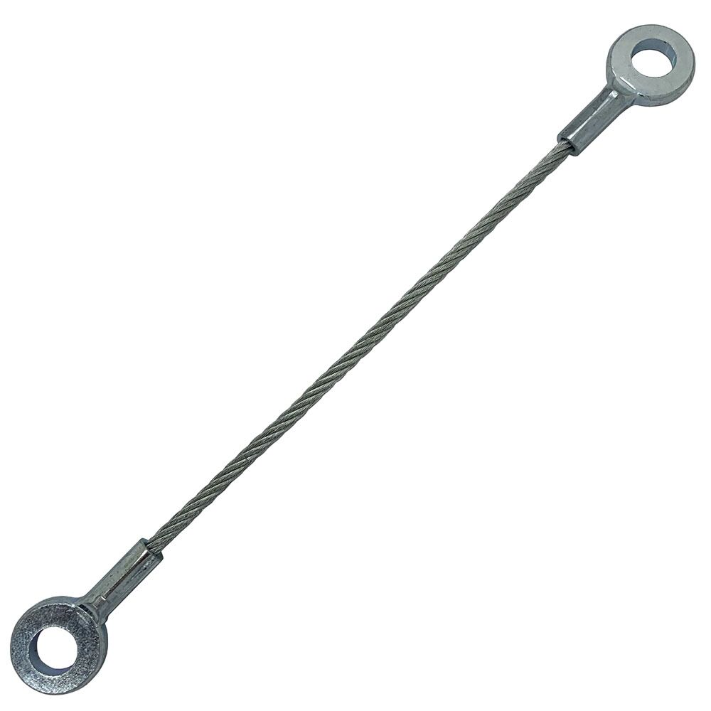 2mm x 500mm Retaining Wire with BZP Swage Eyes