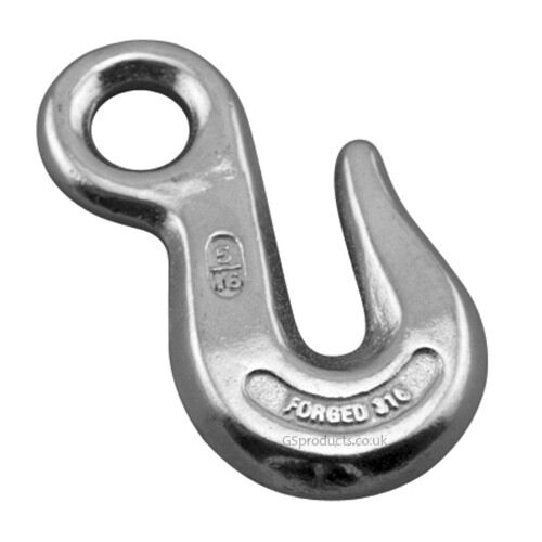 10mm Stainless Steel Eye Grab Hooks | GS Products UK