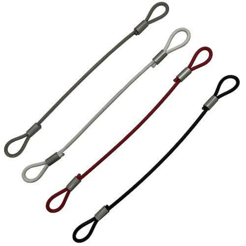 PVC Coated Galvanised Steel Retaining Wires | Lanyards