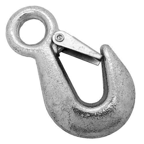BZP Safety Hook with Spring Loaded Catch | GS Products UK