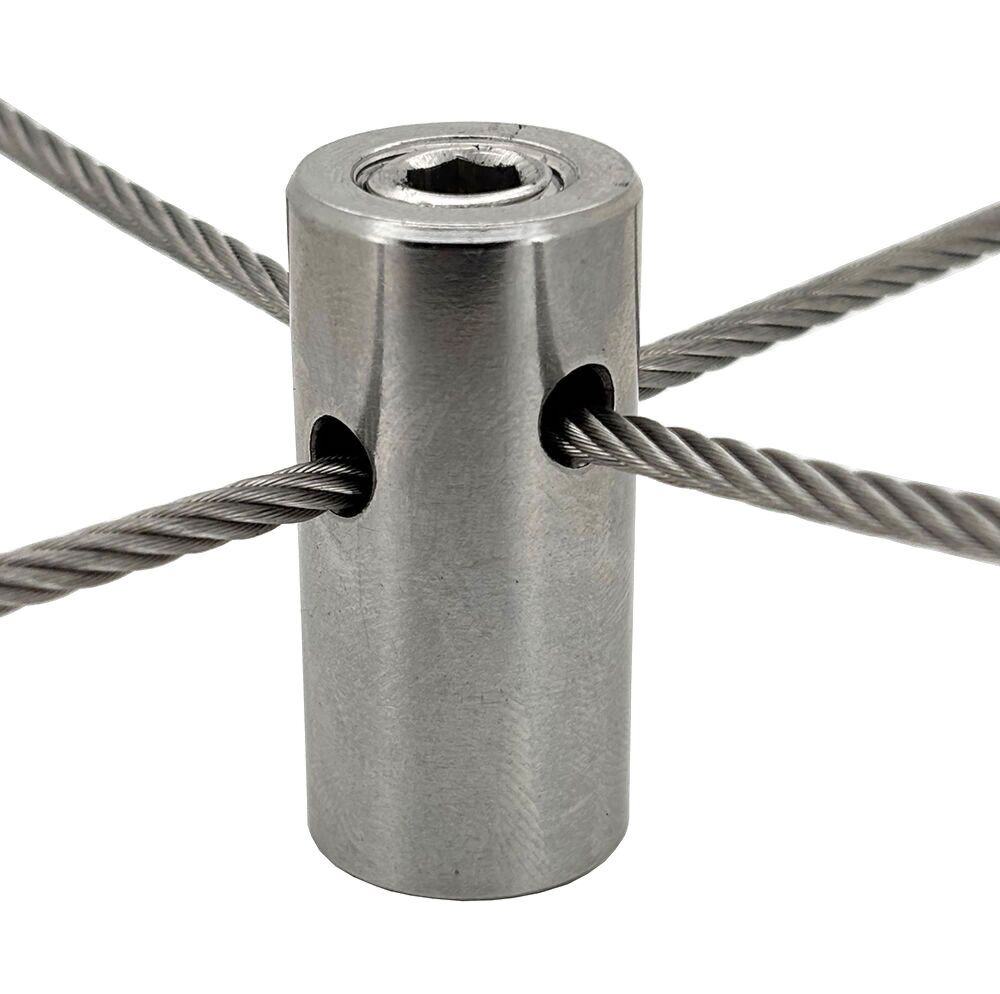 Stainless Steel Trellis Hub Bracket Type 2 | 3mm and 4mm Wire Rope ...