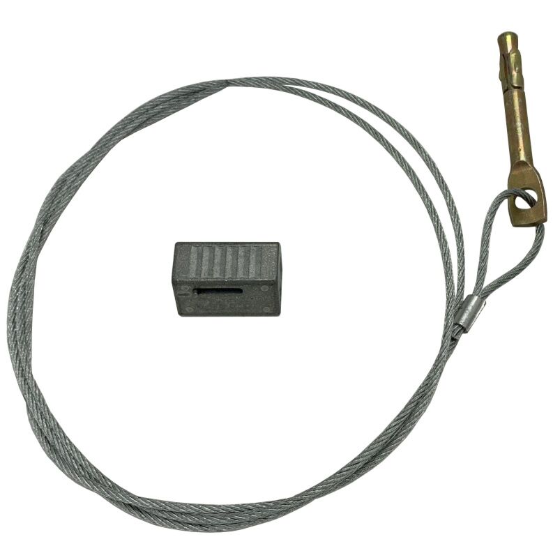 3mm x 1m Wire Rope Sign Hanging Kit with Eye Bolt