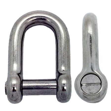 D Shackles | 5mm - 25mm Galvanised Steel Dee Shackles