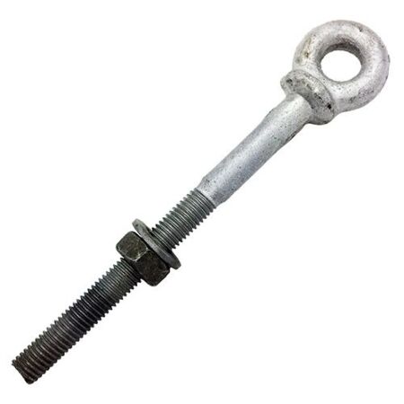 Bright Zinc Plated Mild Steel Gate Eye Bolts | Gate Fittings