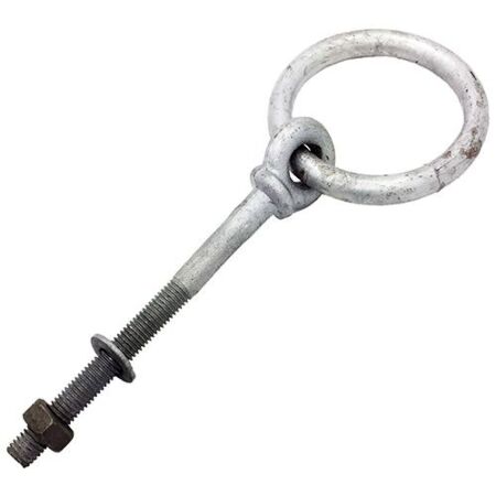 Bright Zinc Plated Mild Steel Gate Eye Bolts | Gate Fittings